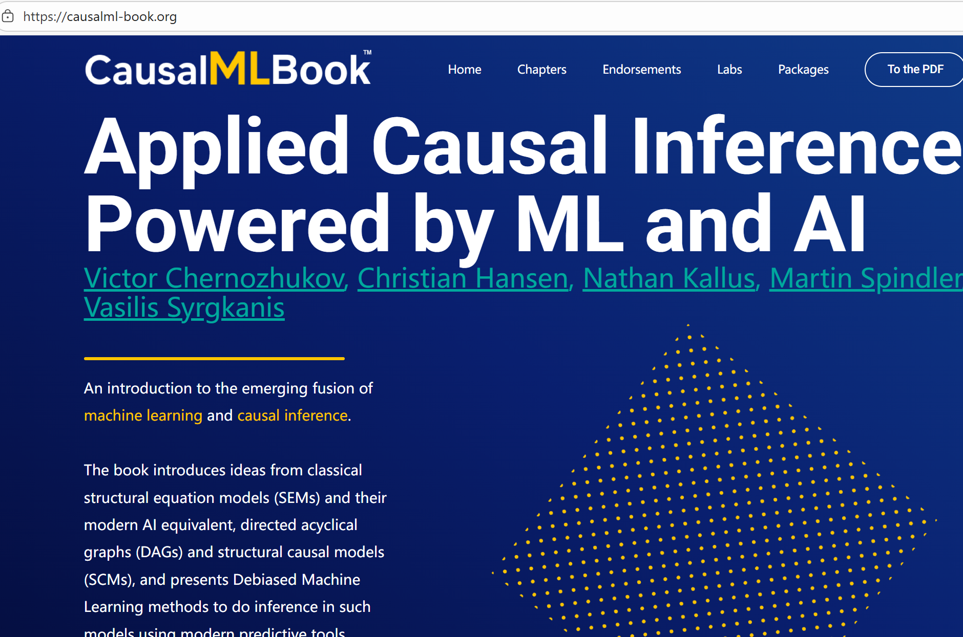 基于机器学习ML和AI的书籍推荐--CausalMLBook--Applied Causal Inference Powered by ML ...
